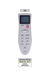 Napoleon AC Remote Buy Online @ Lowest Price With Free Batteries (AC-9)
