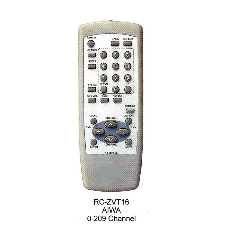 AIWA TV Remote Buy Online @ Lowest Price (RC-ZVT16-AIWA-0-209-CHANNEL)