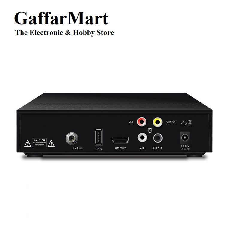 DD Free Dish 888A Set Top Box (MPEG-4) HD Box with Wifi, Youtube